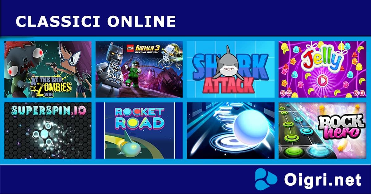Giocare ai giochi online classici sul sito Oigri.com