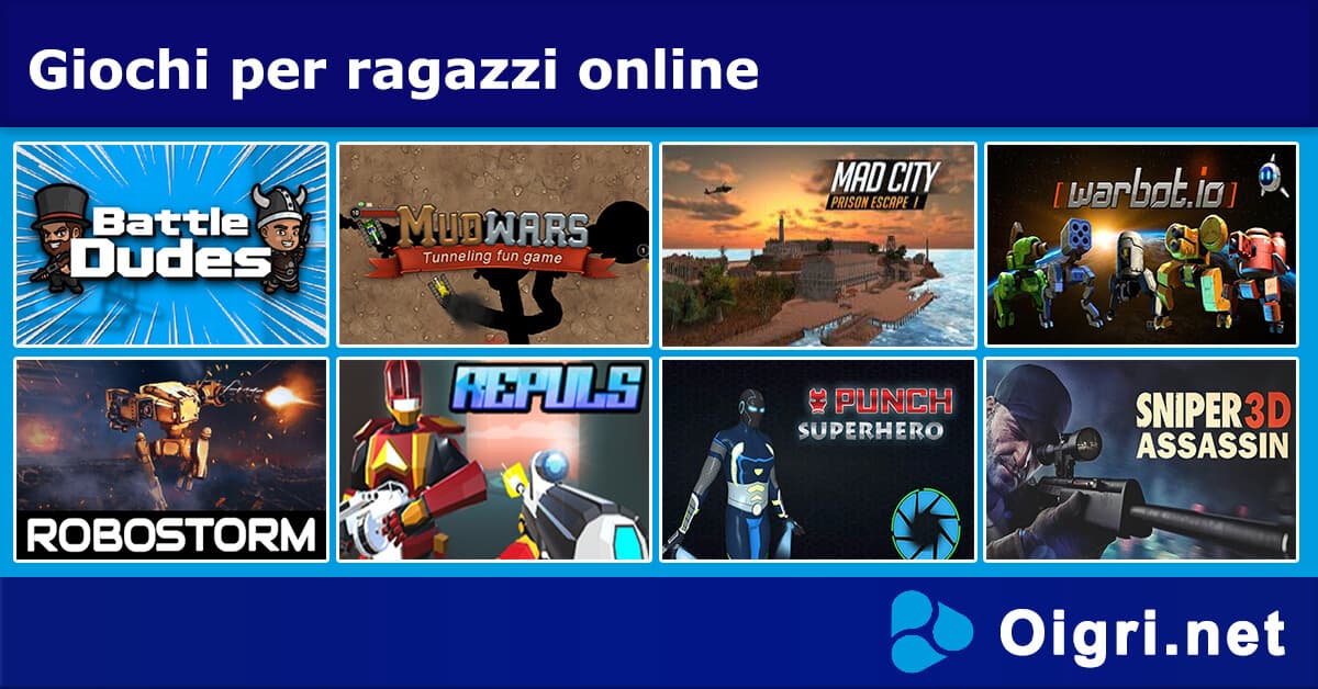Giocare ai Giochi online per ragazzi.